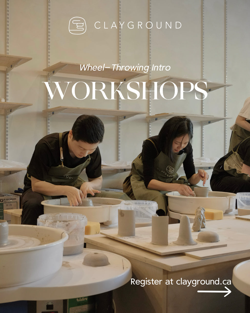 Wheel Intro Workshop – Clayground Ceramics Studio